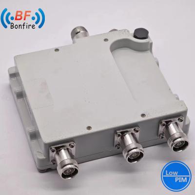 China 2300-2400 2500-2700MHz Low Pim -150dbc Triplexer RF Diplexer Twin Diplexer RF Dual Band Combiner with 4.3-10-F Connector for sale