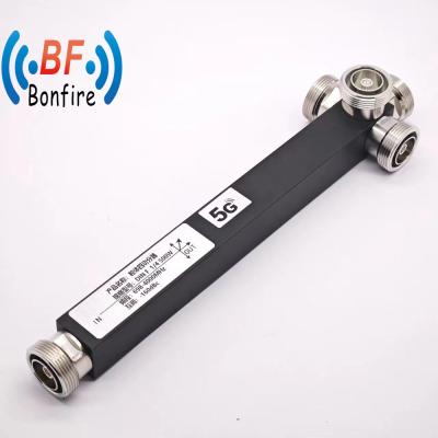 China 2400-6000MHz RF Wideband Power Divider N Female Type 2/3/4 Way Power Splitter with 2 for sale
