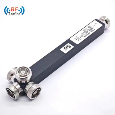 China Indoor/Outdoor IP65 2400-6000MHz Dinf 4-Way High Power Wideband Reactive Power Splitter for sale