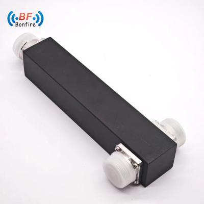 China Grey 2 Way Splitter 2400-6000MHz DIN-F Black Customized Package Gross Weight 0.510kg for sale