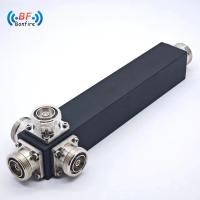 China 5000-6000MHz RF Wideband 3 Way Power Splitter N Female with Grey/Red/Customized Finish for sale