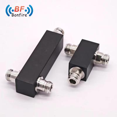 China 0.510kg Package 617-4000MHz 2 Way Power Divider Combiner Power Splitter N-F/4.3-10-F/DIN-F for sale