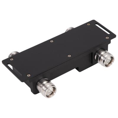 China Hybrid Combiner Hybrid Coupler 2 in 2 out 617-3800MHz 4.3-10-F for Indoor/Outdoor IP65 for sale