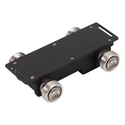 China Hybrid Coupler 2 in 2 out 698-4000MHz DIN-F for Wide Frequency Range Signal Combining for sale