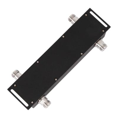 China Customized N-F Interface Hybrid Combiner Hybrid Coupler 2 in 2 out 698-4000MHz Grey for sale