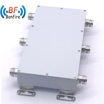 China Indoor/Outdoor IP65 3 in 3 out Hybrid Combiner Coupler 698-3800MHz 4.3-10-F HCXXXXXXX for sale