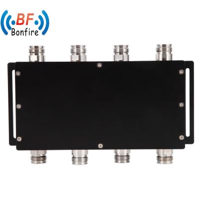 China Hybrid Combiner 4 in 4 out 617-3800MHz 4.3-10 F Das Low Pim for Indoor/Outdoor IP65 for sale
