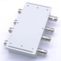 China 4 in 4 out Hybrid Combiner Hybrid Coupler 698-3800MHz 4.3-10-F Grey/Red/Black/Customized for sale