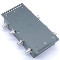China 4 in 4 out Hybrid Combiner Hybrid Coupler 698-4000MHz N-F 2.000kg Package Gross Weight for sale