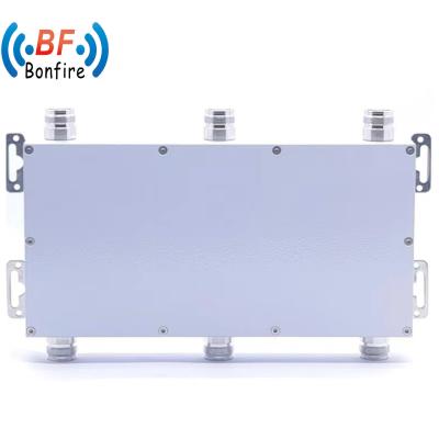 China HCXXXXXXX 698-3800MHz 100W 3 in 3 out Indoor Hybrid Coupler NF for Signal Distribution for sale