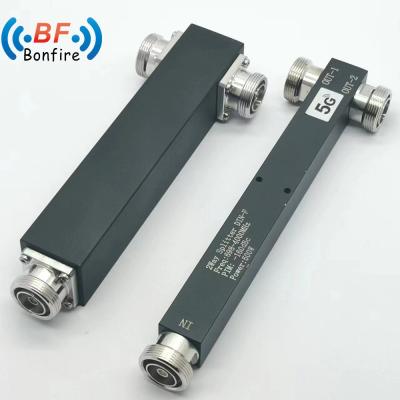 China Highly 698-3800MHz Low Pim 2 Way Reactive Power Splitter for Telecommunication Systems for sale