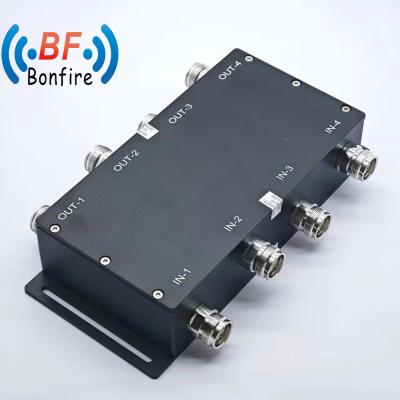China 3 in 3 out Hybrid Coupler Combiner 698-3800MHz Indoor/Outdoor IP65 4.3-10 Female Type for sale