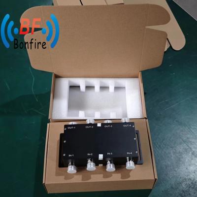 China RF Combiner 698-3800MHz Wideband 4 in 4 out 3dB Hybrid Coupler N Female for Performance for sale