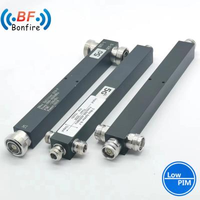 China Indoor/Outdoor IP65 RF Power Splitter 50W 2 Way 350-3800MHz 4.3/10-Female Connector for sale