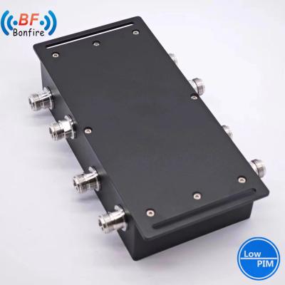 China 4.3-10 Female Wideband 4X4 Hybrid Combiner with Low Pim -160dBc 2X43dBm DQ-XXXXX Grey for sale