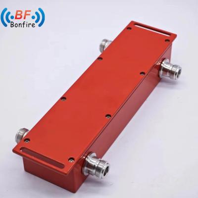 China 4.3-10-F/DIN-F/N-F 90 Degree RF Hybrid Coupler 698-4000MHz VHF Band 3dB Hybrid Combiner for sale