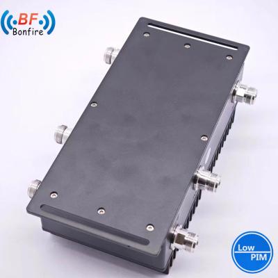 China UHF Hybrid Combiner 698-4000MHz 3dB RF 2X1 Hybrid Coupler 7/16DIN Female Type Coupling for sale