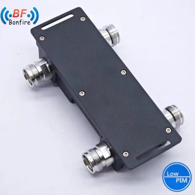 China See Below Data Table 698-4000MHz Black DIN-Female 2X2 Hybrid Coupler/Hybrid Combiner for sale