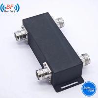 China Grey 698-4000MHz UHF Hybrid Combiner 4 in 1 out RF Hybrid Coupler for in-Building Das for sale