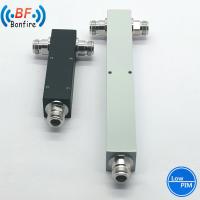 China 698-4000MHz 300 N Female Type Connector 2 Way Round Cavity RF Power Splitter in Grey for sale