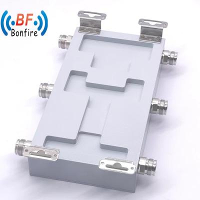 China 698-3800MHz Low Pim Low Vswr 3X3 RF Hybrid Combiner with N DIN 4.3-10 Connector for sale