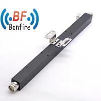 China Black Microwave Power Splitter 0.5-6GHz 2 Way RF Power Divider with DIN-F Connector for sale