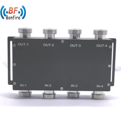 China 698-4000MHz 4X4 4 in 4 out 300W 155pim RF Hybrid Coupler Hybrid Combiner for Das Ibs for sale