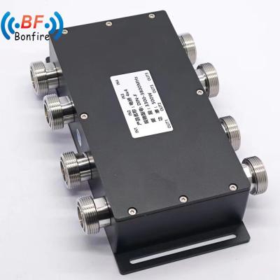 China 500W 4*4 6dB Hybrid Coupler Hybrid Combiner 4 in 4 out N 4.3-10 DIN Connector with 1 for sale