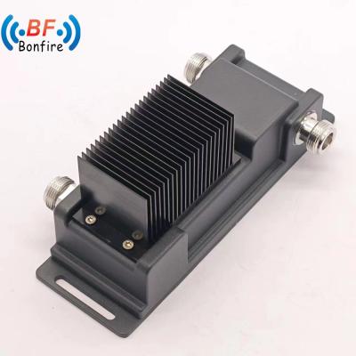China Low Pim RF Hybrid Combiner -160dbc 300W 698-4000MHz 4.3-10 Female 2 in 1 out 3dB Hybrid Coupler Red for sale