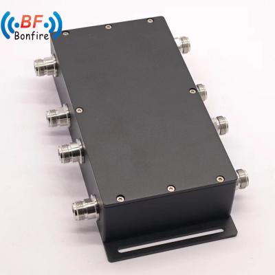 China Customized RF 698-4000MHz 100W 4X4 out Hybrid Combiner with Low Pim -155dbc in Red for sale