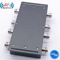 China Grey DQ-XXXXX 4 in 4 out Hybrid Combiner with Customized Parameters 617-3800MHz -161dbc for sale