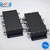 China Grey DQ-XXXXX 4 in 4 out Hybrid Combiner with Customized Parameters 617-3800MHz -161dbc for sale