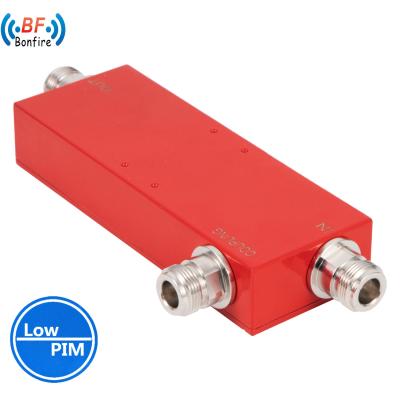 China 698-4000MHz Low Pim -160dbc IP65 N Female Directional Coupler Interface N-F Grey/Red for sale