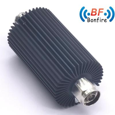 China 25W 3/6/10/15/20dB Coaxial Attenuator with N Male to Female Connector Low Vswr DC-3GHz for sale