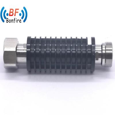 China DC-6g 10W 3-40dB Round RF Coaxial Attenuator with SMA-J Connector Passive Device for sale