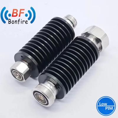 China Grey 100W DC-3800MHz 3/6/10/15dB RF Fixed Attenuator with DIN-N/F Type Customized Color for sale