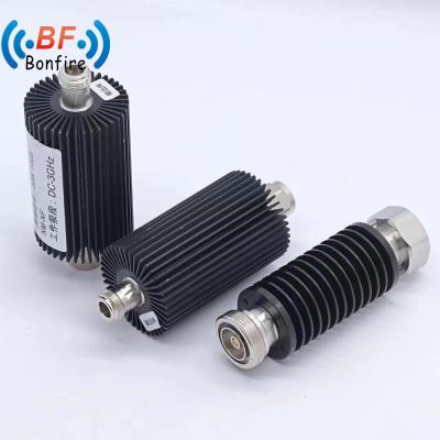 China 50ohm RF Attenuator with Straight Coaxial Connector DC-3800MHz Adjustable Attenuator for sale