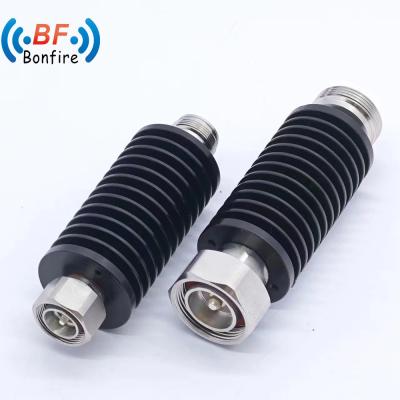 China Uni-Directional 100W Fixed Attenuator 3/6/10/20dB N-Male to N-Female DC-3800MHz Black for sale