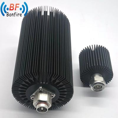China 50W RF Coaxial Fixed Dummy Load with N Male Connector and Grey/Red/Black 350-6000MHz for sale