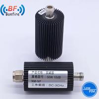 China Grey RF Attenuator DC-3800MHz 3dB 6dB 10dB 15dB 20dB 30dB 40dB 5W Coaxial Attenuator SMA-Male to SMA-Female Adjustable for sale