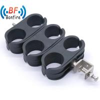 China KXK-2201- Double Hole Double Cable Clamp for Stainless Steel Power Cable at Cell Tower for sale