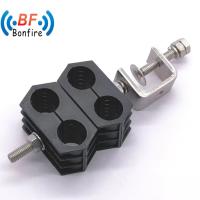 China Single / Double / Triple Holes Feeder Clamp Jumper Cable Clamp Customized O Type for sale