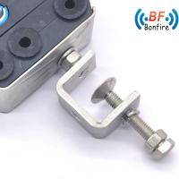 China Plastic Drop Wire Clips for Electrical Appliance Suspension Stainless Steel Cable Clamp for sale
