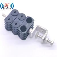 China Black Suspension Anchor Dead End Clamps for Hanging Fiber Optic Cable ADSS Accessories for sale