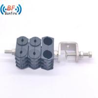 China Black Suspension Anchor Dead End Clamps for Hanging Fiber Optic Cable ADSS Accessories for sale