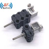 China Steel Electrical Fiber Optic Drop Cable Clamp for Insulation and Suspension in Market for sale