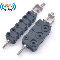 China Steel Electrical Fiber Optic Drop Cable Clamp for Insulation and Suspension in Market for sale