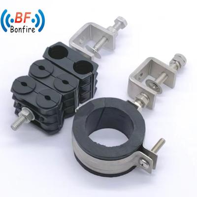 China 304 Stainless Steel Rubber Cushioned Cable Clamp for OEM/ODM Production in High Demand for sale