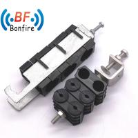 China 0.380kg Package Gross Weight Black Metal Insulating Dead End Clamp for Four Core Cable for sale