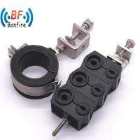 China 15.00cm * 6.00cm * 1.50cm Package 3 Way Feeder Clamp for 5mm Fiber and Power Cable for sale